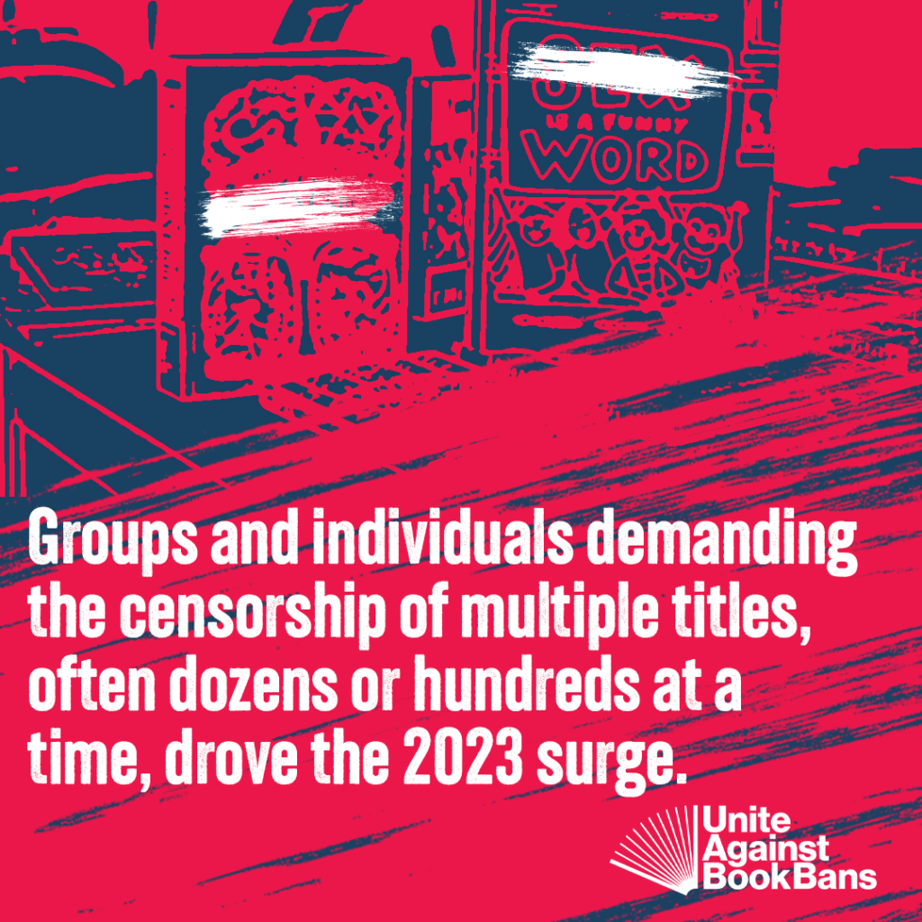 2023 censorship Numbers - Unite Against Book Bans