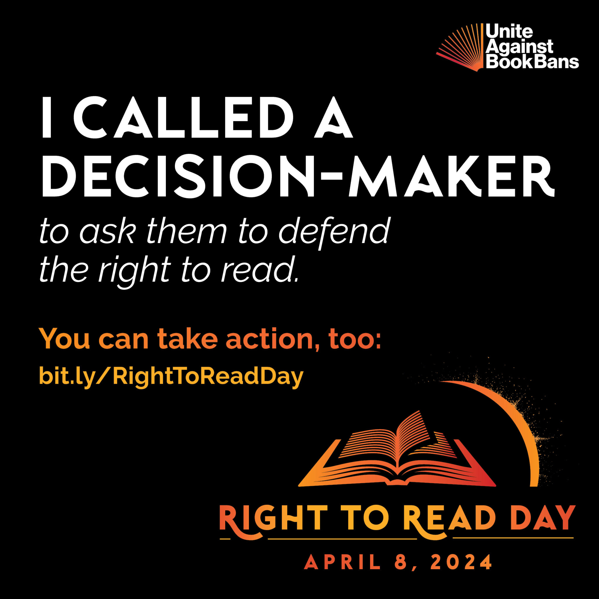 Right to Read Day - Unite Against Book Bans