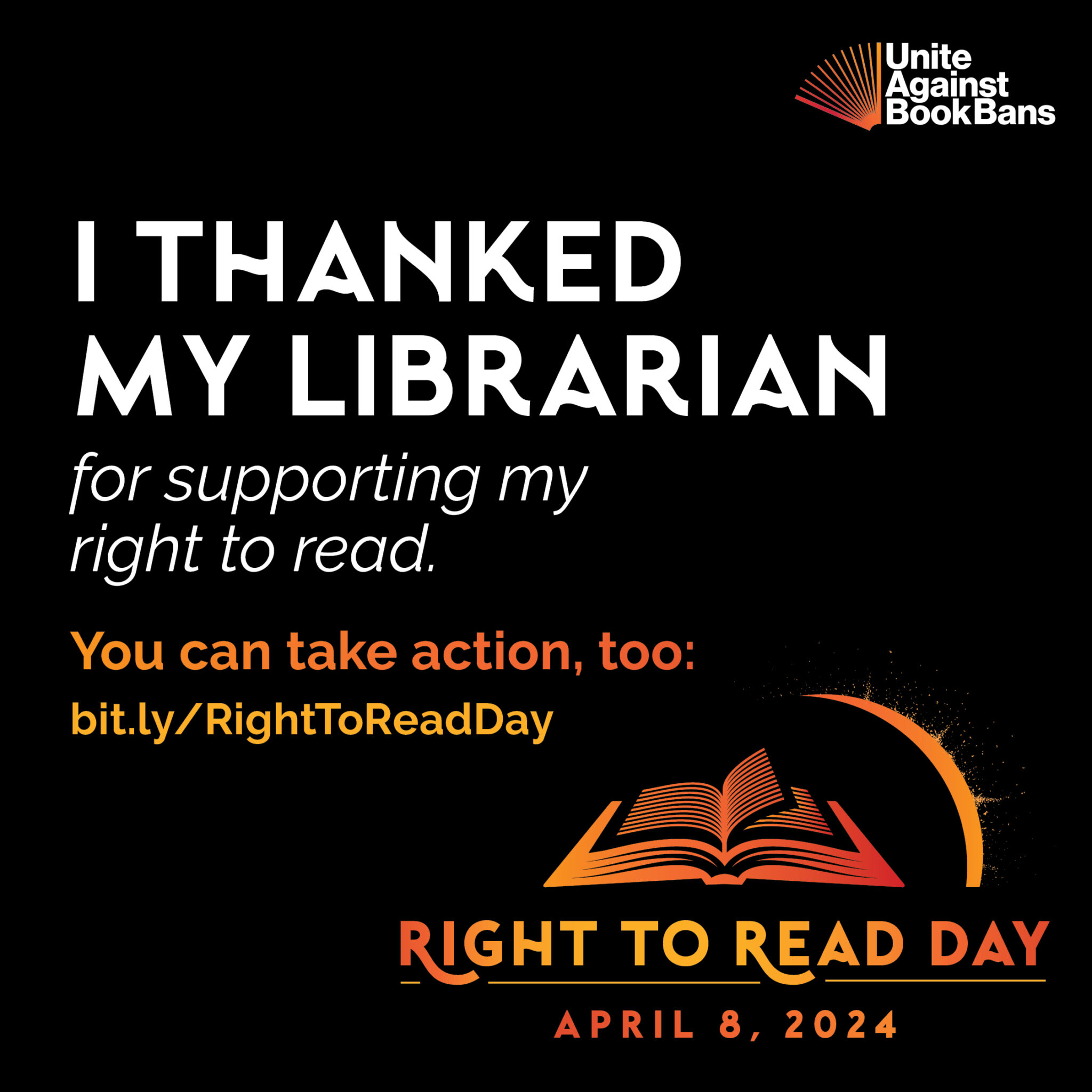 Right to Read Day - Unite Against Book Bans